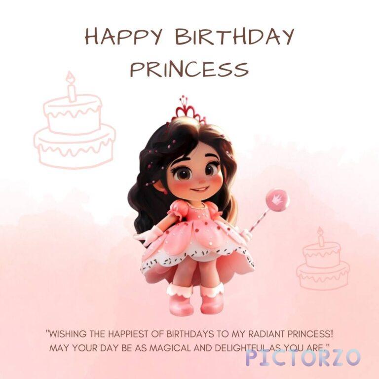 78+ Collection of Happy Birthday Princess Images & Quotes