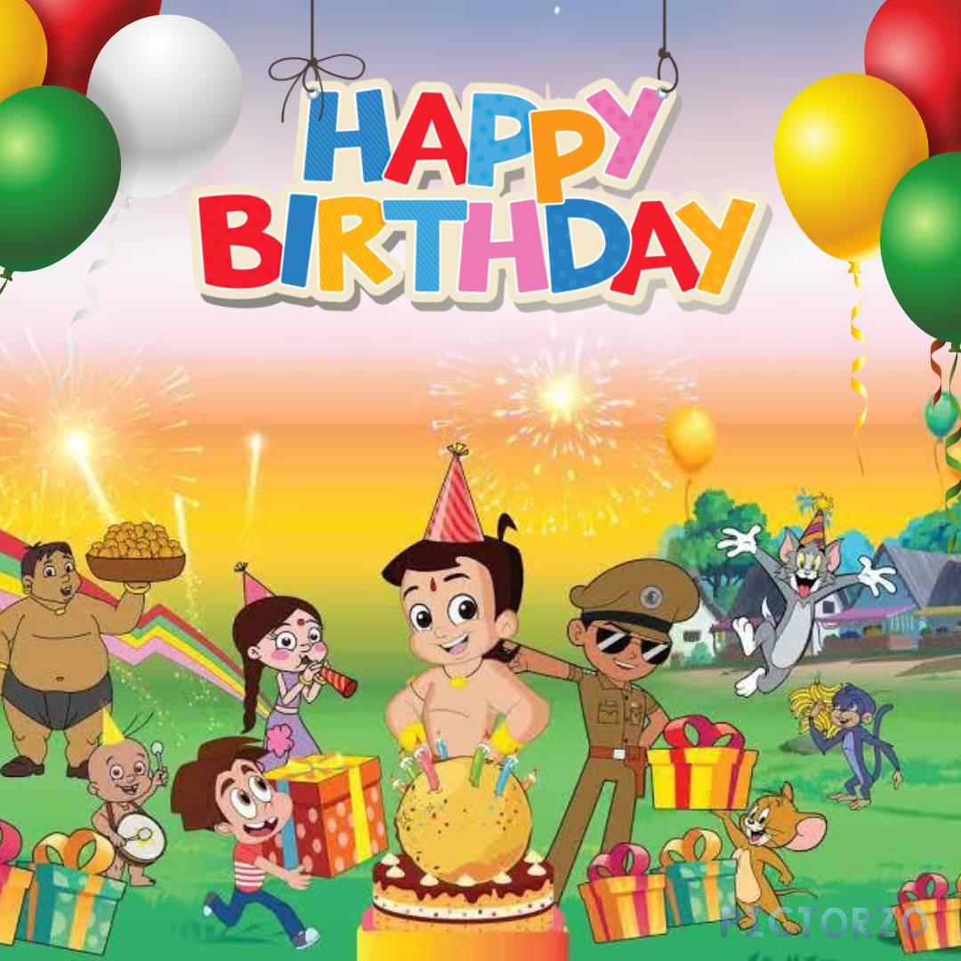 48+ happy birthday cartoon images with famous characters