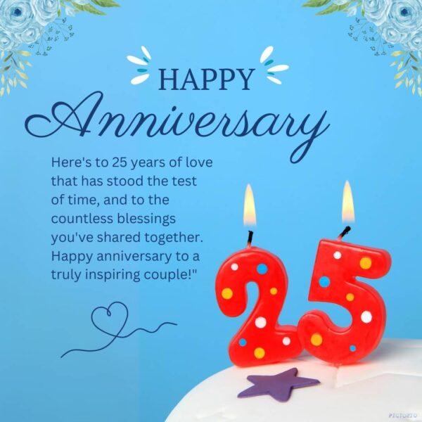 Exquisite Happy 25th Anniversary Images - Celebrate a Milestone