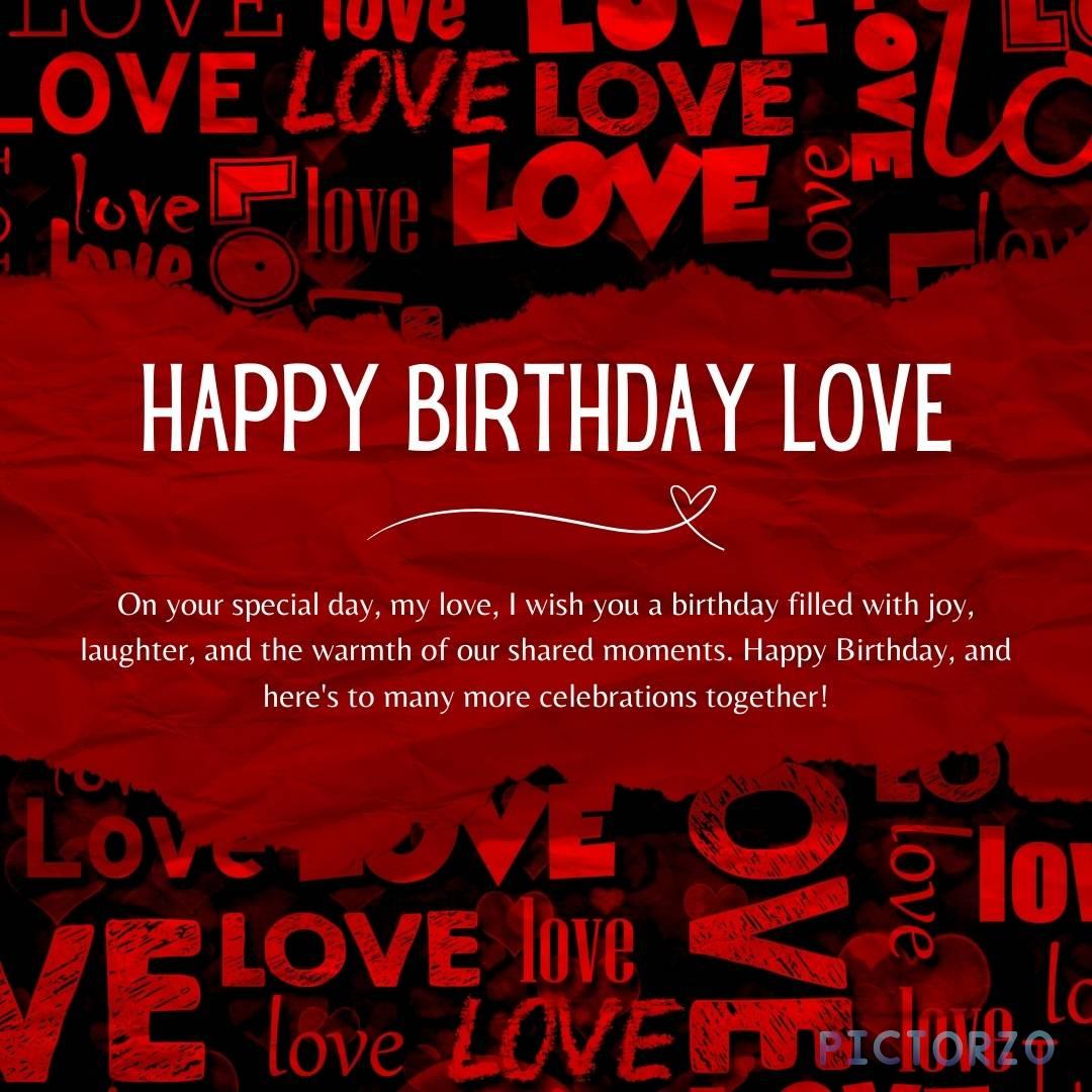 39+ Free Romantic Happy Birthday love Images and quotes