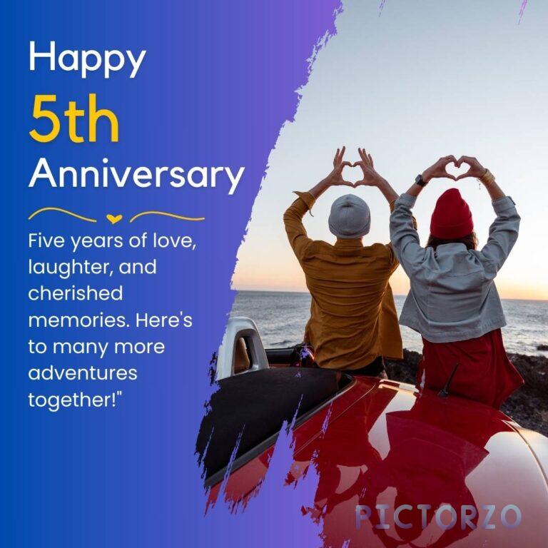 Download Free Happy 5th Anniversary Images and Wshes
